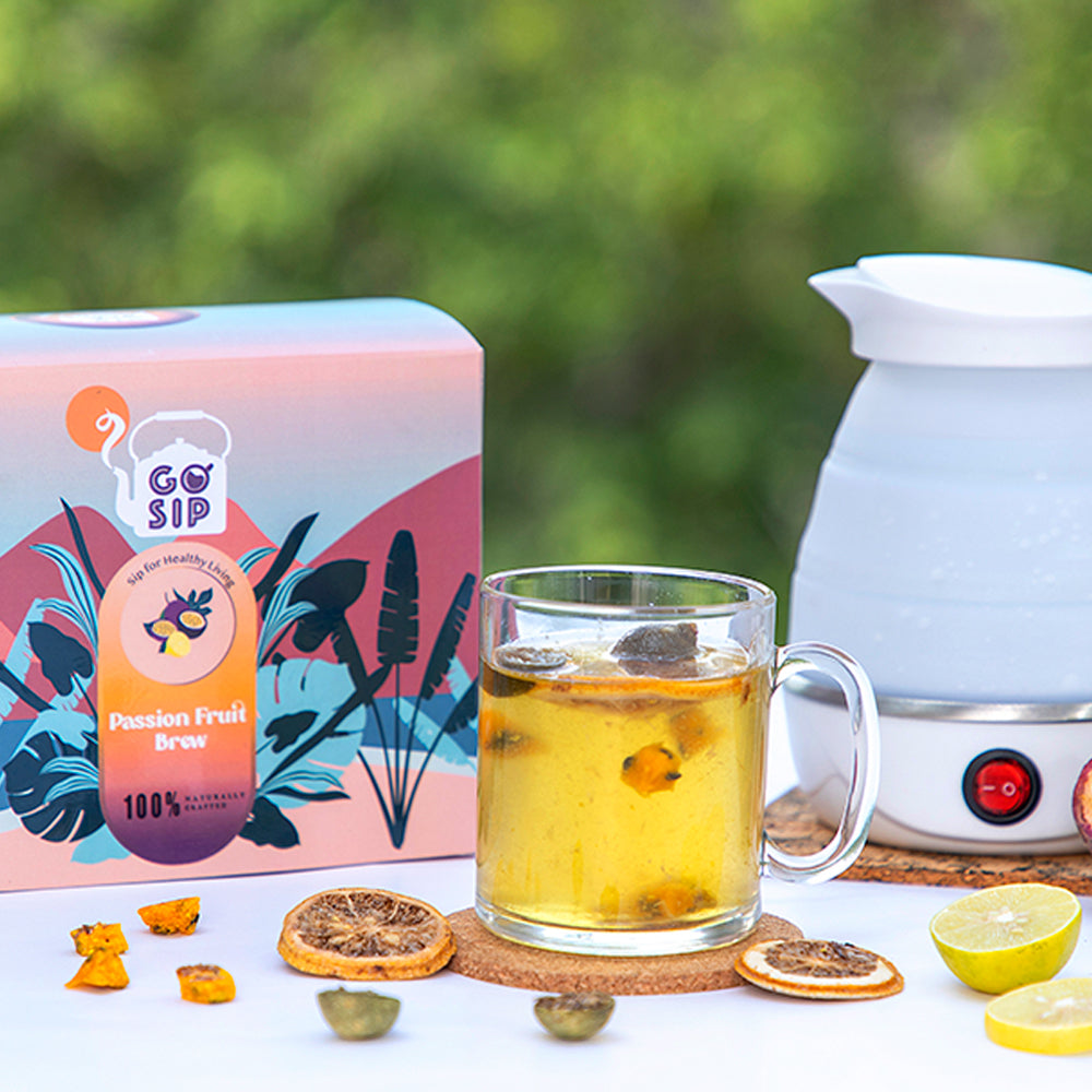 Buy Passion Fruit Cold Brew & Dried Lemon Slices for Tea | Go Sip – Gosip India